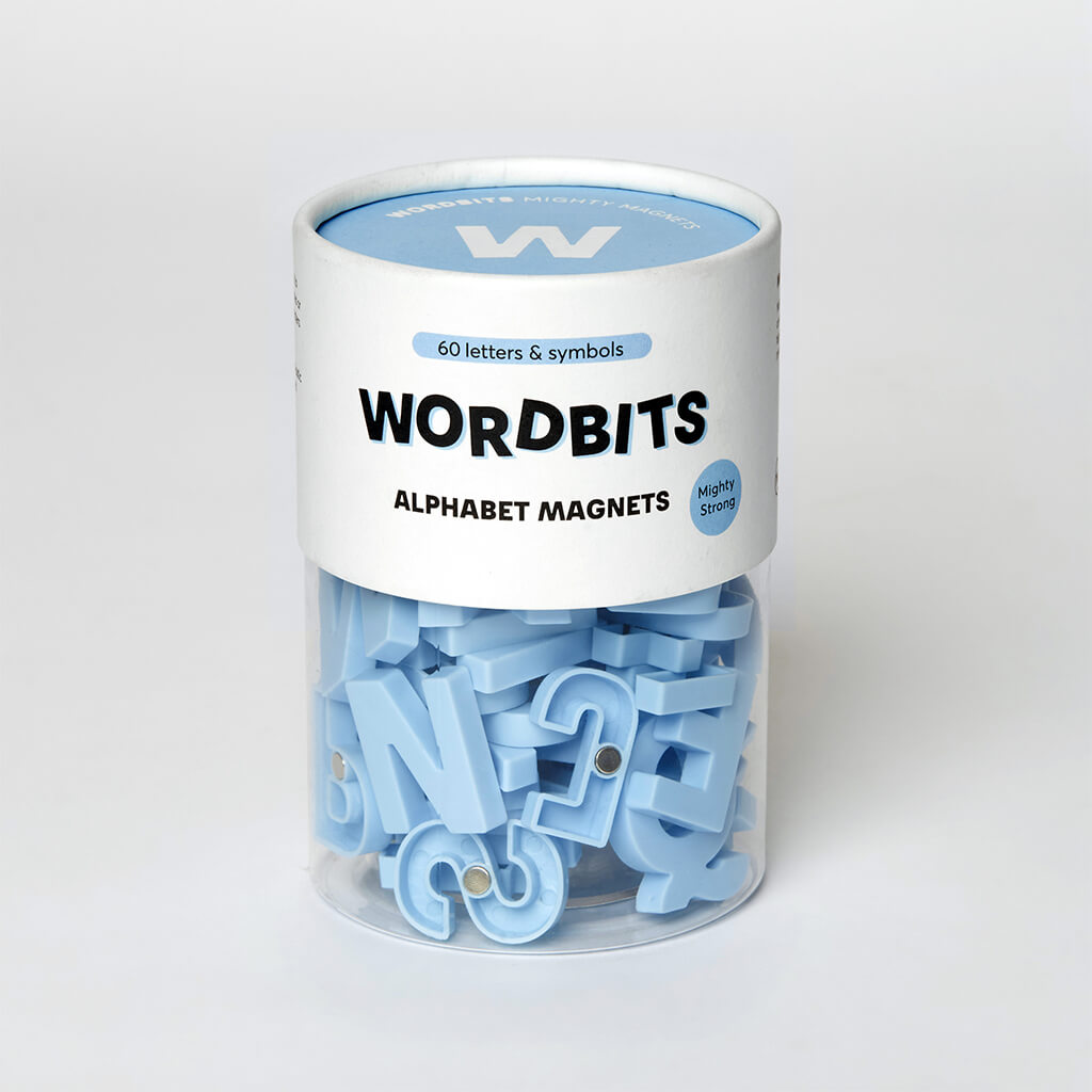 Letter Magnets | Sky Blue | Wordbits Australia
